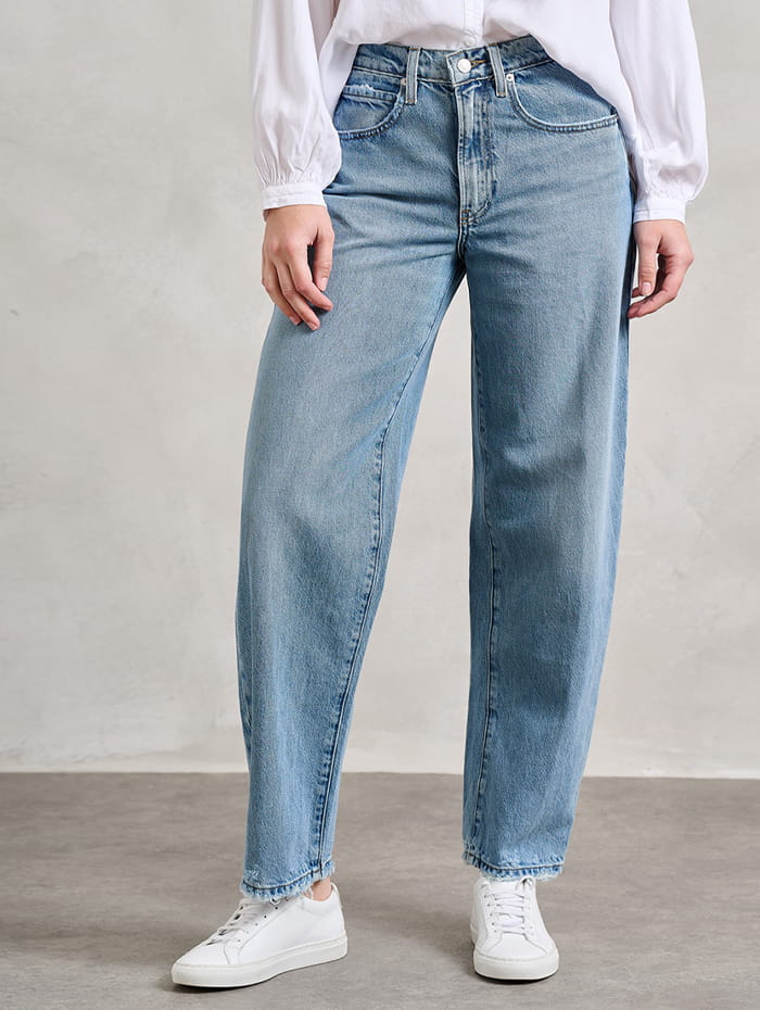 Trilogy Stores | How to Style Barrel Leg Jeans